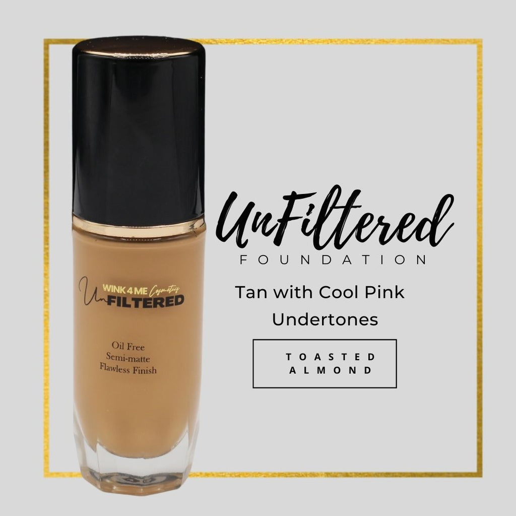 TOASTED ALMOND Unfiltered Foundation – Wink4Me Cosmetics